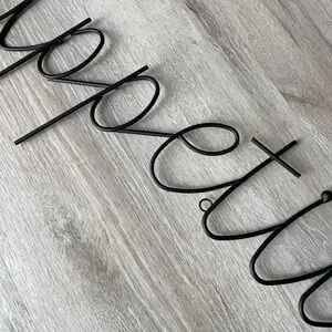 Accents | Bon Appetit Wire Wall Art Sign Black Script | Poshmark